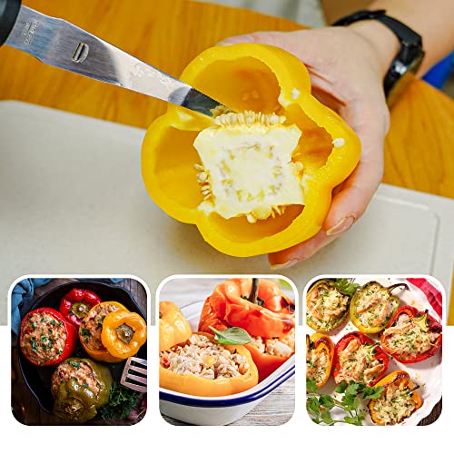 Better Houseware Grapefruit Knife curved serrated Stainless Steel Knife w/Nylon Handle, Serrated Edge grapefruit peeler knife, kiwi knife, lemon zester, Dishwasher Safe | Kitchen Utensils