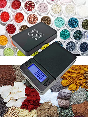 CR Scale Digital Pocket Scale - 1pc Premium Food Scale 100g by 0.01g Digital Grams Scale Weight Scale Kitchen Scale Black Gram Scale Portable Scale Digital Food Scale (JDS-P100) (Battery Included)