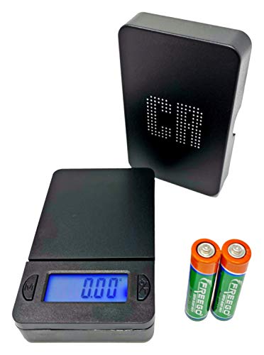 CR Scale Digital Pocket Scale - 1pc Premium Food Scale 100g by 0.01g Digital Grams Scale Weight Scale Kitchen Scale Black Gram Scale Portable Scale Digital Food Scale (JDS-P100) (Battery Included)