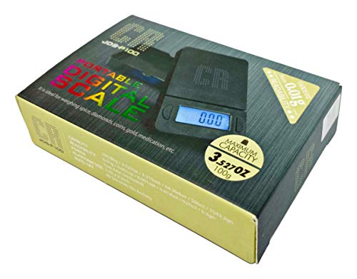 CR Scale Digital Pocket Scale - 1pc Premium Food Scale 100g by 0.01g Digital Grams Scale Weight Scale Kitchen Scale Black Gram Scale Portable Scale Digital Food Scale (JDS-P100) (Battery Included)