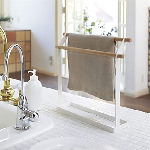 FCMLD Removable Towel Holder Jewelry Stand Loor-Standing Towel Rack Accessories for Bathroom Living Room 38 X 32 X 8cm