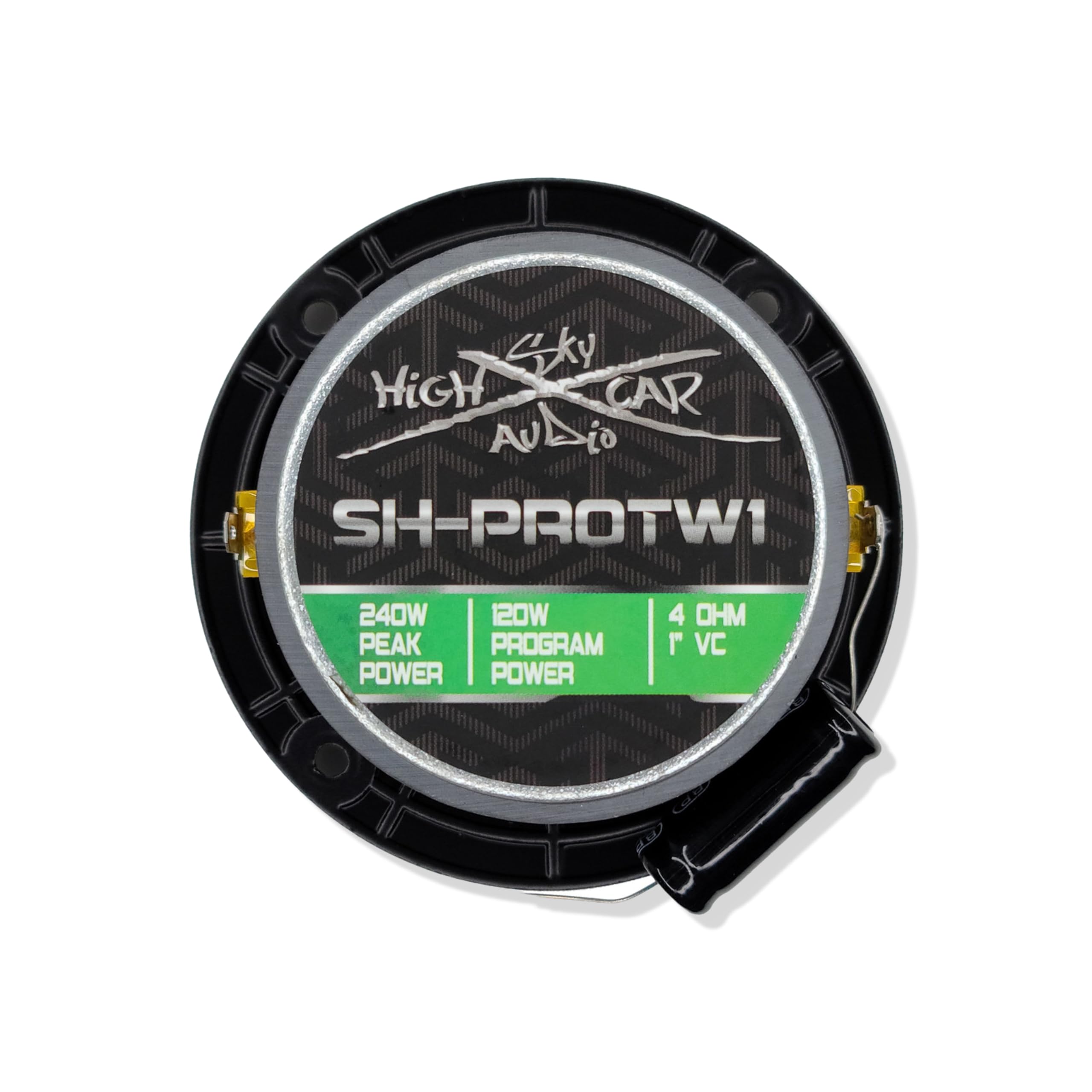 Sky High Car Audio SHCA TW1 Pro Audio Mini Bullet Tweeter 1" VC 4 ohm (Pair)