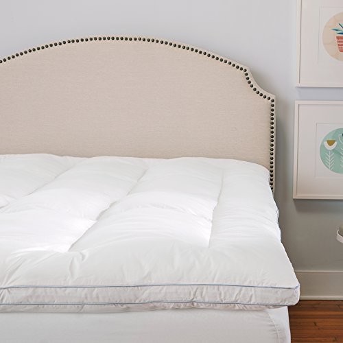BioPEDIC Memory Plus Deluxe Mattress Topper, Queen, White