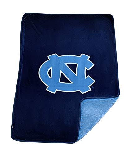 Dormitory 101 UNC Chapel Hill Tar Heels Premium Quality Plush Fleece Blanket - X Large 60"X80". Fits Queen or Twin XL Bedding. Great Gifts
