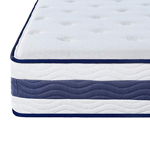 Olee Sleep 11 Inch Coastline Gel Memory Foam InnerSpring Hybrid Mattress, Mattress In a Box, CertiPUR-US Certified, King