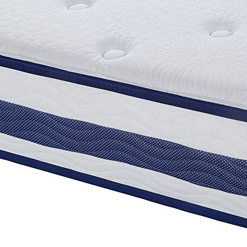 Olee Sleep 11 Inch Coastline Gel Memory Foam InnerSpring Hybrid Mattress, Mattress In a Box, CertiPUR-US Certified, King