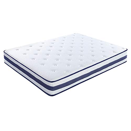 Olee Sleep 11 Inch Coastline Gel Memory Foam InnerSpring Hybrid Mattress, Mattress In a Box, CertiPUR-US Certified, King