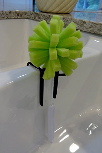 TidySink Dish Wand Holder Adjustable Kitchen Dishwand Sink Caddy (Black or Grey)