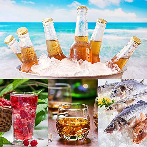 Ice Cube Trays with Lids 2 Pack Small Food Grade Silicone BPA Free for Freezer Flexible Easy-Release Stackable Ice Cube Mold