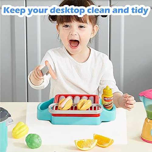 Silicone Placemats for Crafts, Non-Slip Heat Resistant, Reusable Silicone Kids Mat for Jewelry, Epoxy Resin,Glitter Slime, DIY Sheet, Pastry Dough, (2/Pack) Clear Refrigerator Pad, 11.8×15.7In