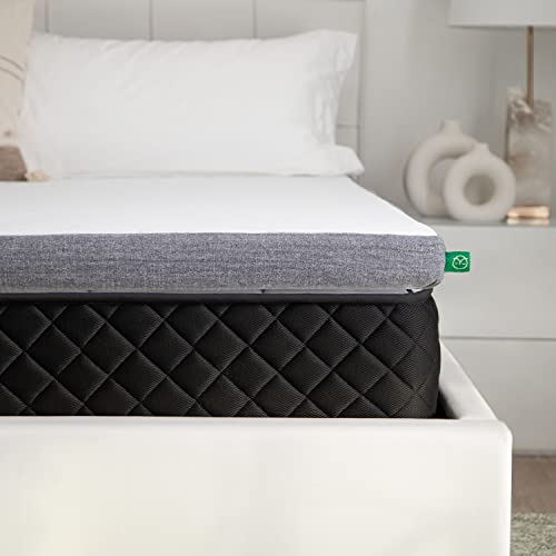 Sleepyhead 3-Inch Copper Mattress Topper - Copper-Infused Memory Foam with Washable Cover - Bedroom Essential (Queen, 3'' Copper Topper)