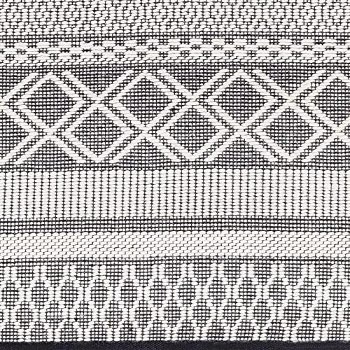Hauteloom Hala Wool Living Room, Bedroom Area Rug - Gray, Ivory - 8' x 10'