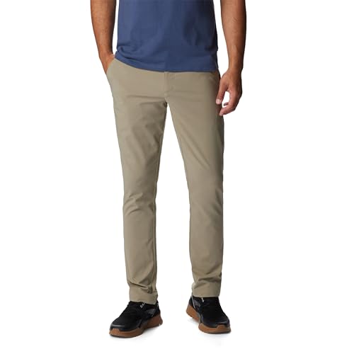 Columbia Men's Standard Tech Trail II Pant, Tusk, 36W x 34L