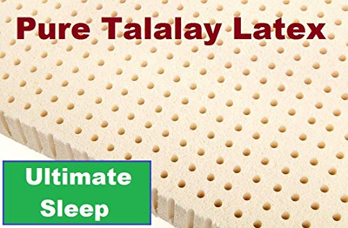 Full Original Talalay Latex Mattress Pad Toppers: US Made 2", 3", Many Densities (2" Thick, 14 ILD Soft)