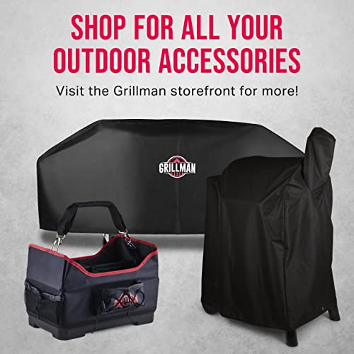 Grillman Large Griddle/Grill Caddy β BBQ/Tailgating Accessories, BBQ Storage Caddy - Blackstone Grill Condiment Holder - Blackstone Cook Caddy β Tool Organizer - Grilling Gifts for Men, Father's Day