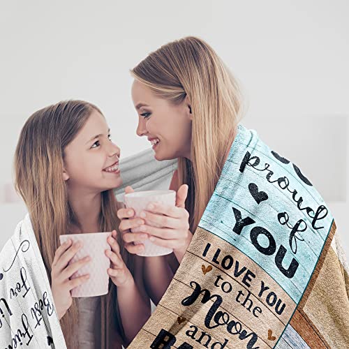 KERAOO Custom Throw Blankets Gift for Cousin, Cousin Birthday Gift Ideas, Valentine's Mother's Day Graduation Birthday Gift for Her (Cousin(Sister)-05)