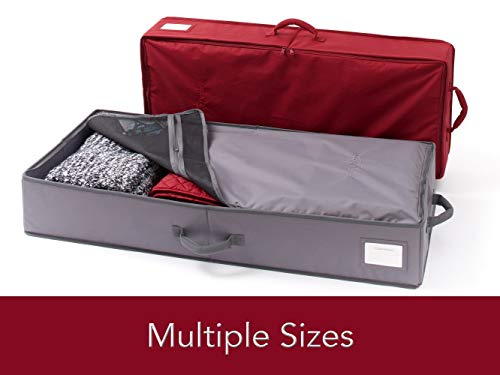 Covermates Keepsakes - Underbed Storage Bag β ID Window β Reinforced Handles β Indoor Storage-Scarlett Red