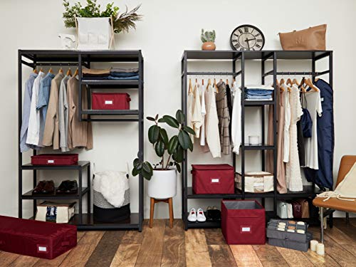 Covermates Keepsakes - Underbed Storage Bag β ID Window β Reinforced Handles β Indoor Storage-Scarlett Red