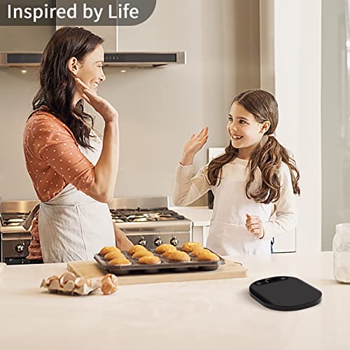 Vitafit 33lb Food Kitchen Scale,Weighing Professional Since 2001, Digital Grams and Ounces for Cooking Baking, Batteries Included, Black
