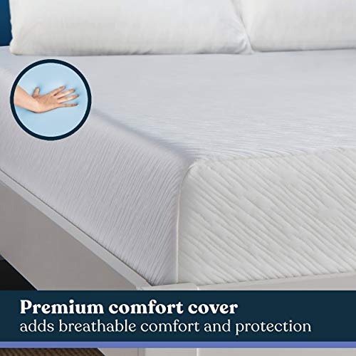 EARLY BIRD Essentials 6 Inch Gel Memory Foam Mattress, Twin XL, Dual Layer Comfort
