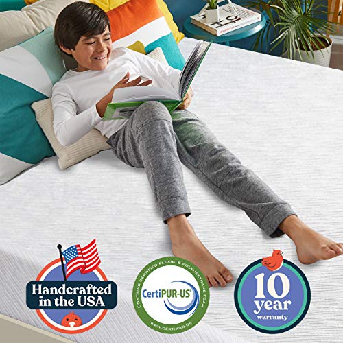 EARLY BIRD Essentials 6 Inch Gel Memory Foam Mattress, Twin XL, Dual Layer Comfort