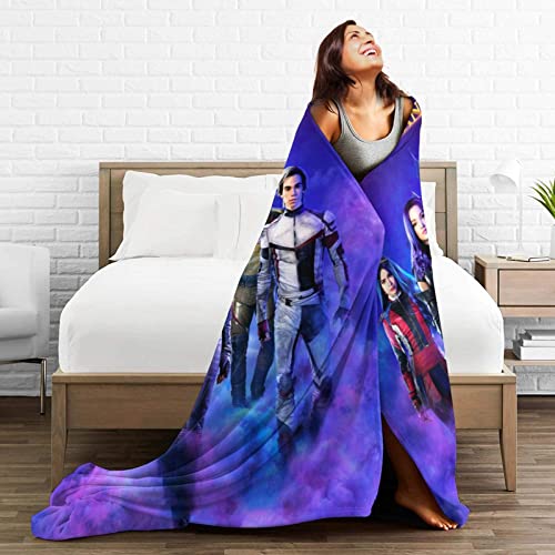 NoogYent Retro Flannel Fleece Blanket Super Soft, Comfortable and Warm, Lightweight Blanket Household Micro-Fleece Blanket, 10842, 60Inx50In