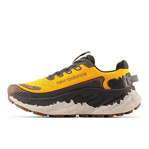 New Balance Men's Fresh Foam X More Trail V3 Running Shoe, Orange/Blacktop, 11.5