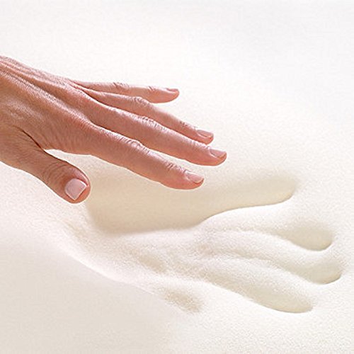 FoamRush 1" Thick Mini Crib Size Memory Foam Pad Mattress Topper Made in USA (1" x 24" x 38")