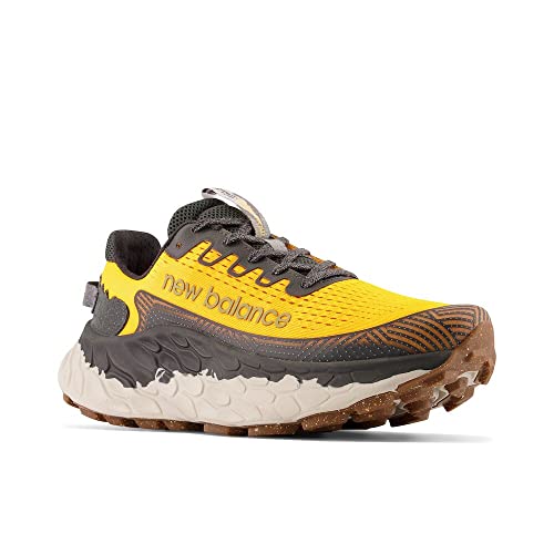 New Balance Men's Fresh Foam X More Trail V3 Running Shoe, Orange/Blacktop, 11.5