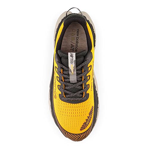 New Balance Men's Fresh Foam X More Trail V3 Running Shoe, Orange/Blacktop, 11.5