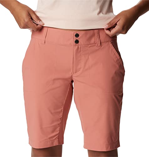 Columbia Women's Saturday Trail Long Short, Dark Coral, 12