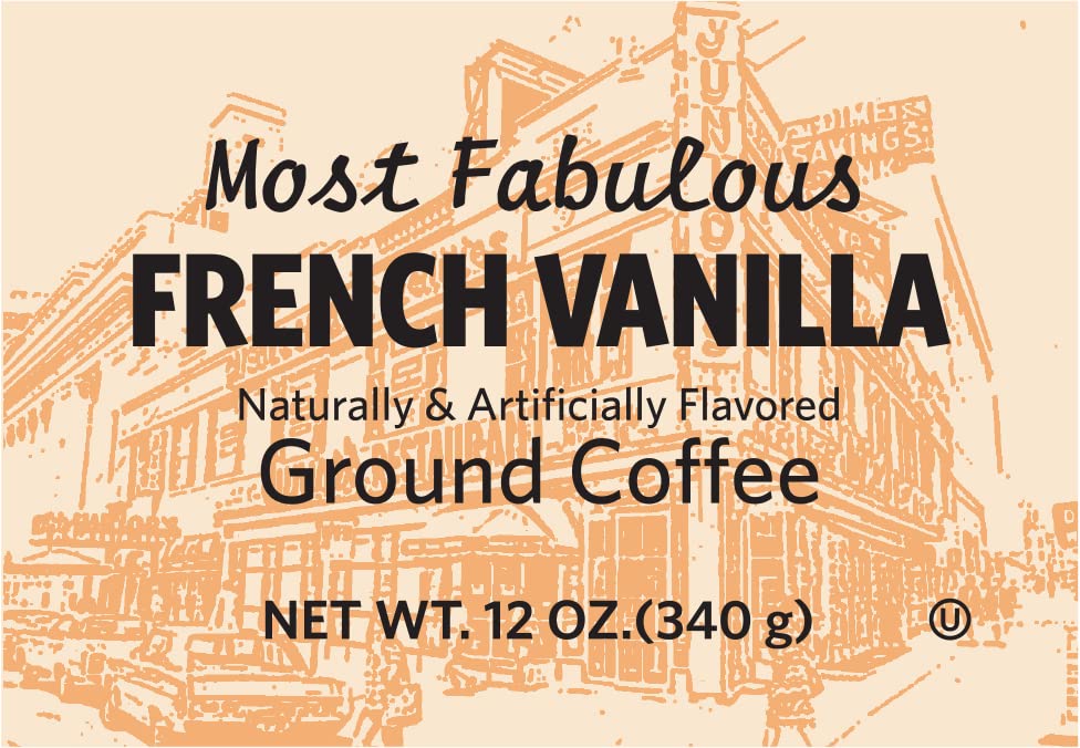 Junior's Most Fabulous Ground Coffee, 12 oz (French Vanilla, 6 bags)
