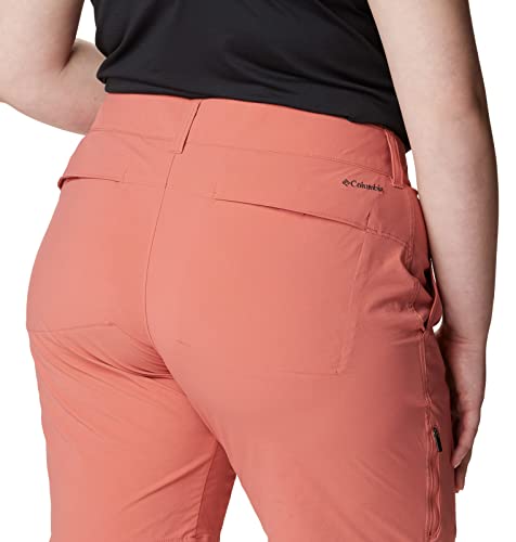 Columbia Women's Saturday Trail Long Short, Dark Coral, 12