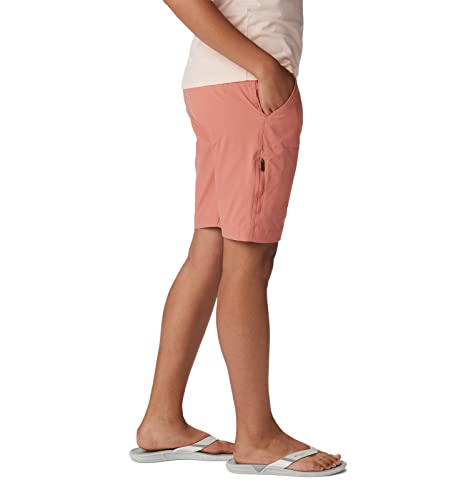 Columbia Women's Saturday Trail Long Short, Dark Coral, 12