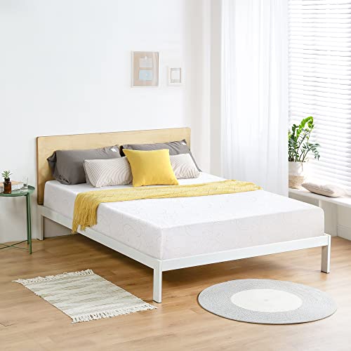 Olee Sleep 11 Inch Gel Memory Foam Mattress, Full, White