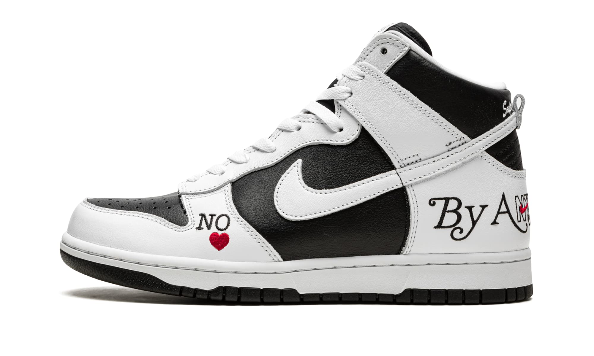Nike Mens SB Dunk High DN3741 002 Supreme - by Any Means - White/Black - Size 12
