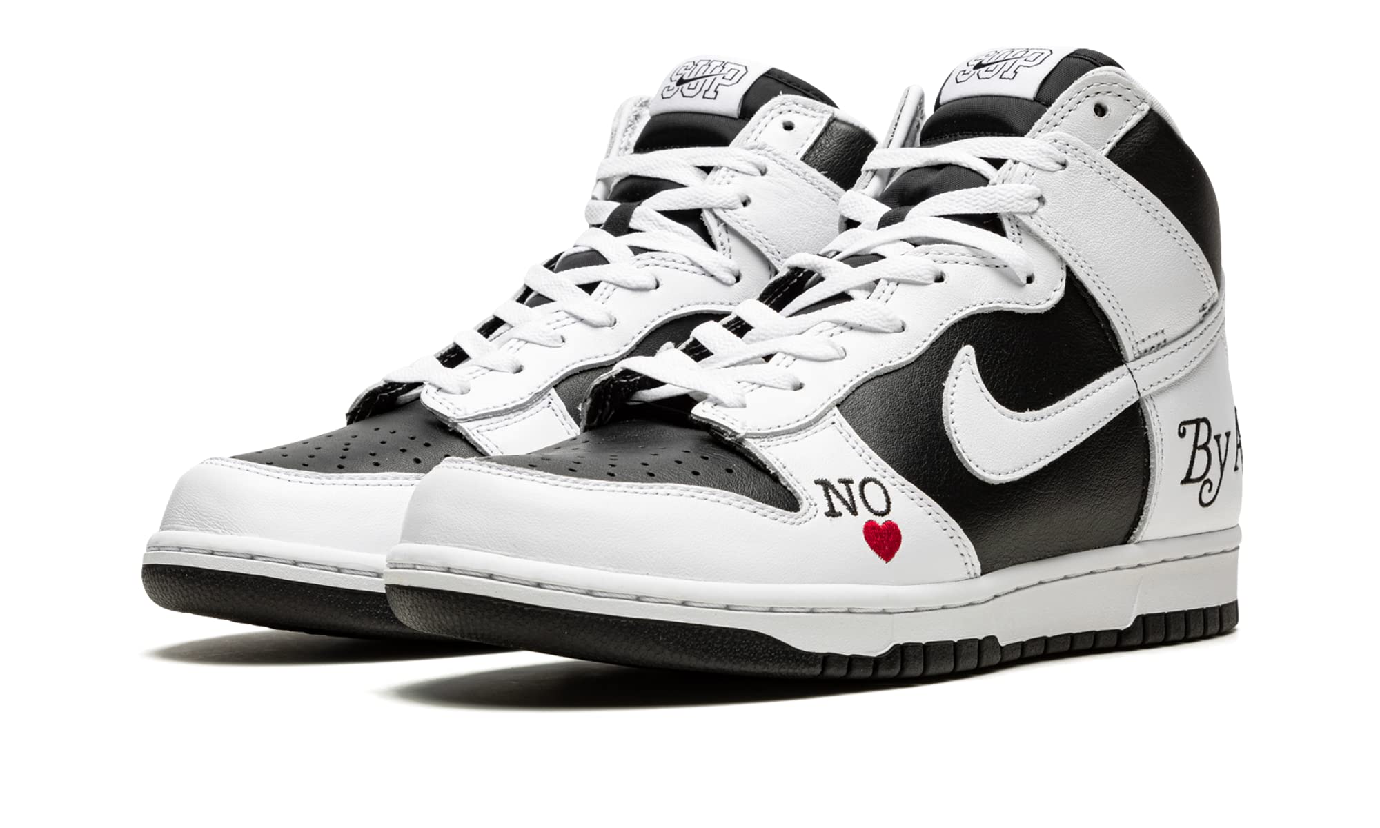 Nike Mens SB Dunk High DN3741 002 Supreme - by Any Means - White/Black - Size 12