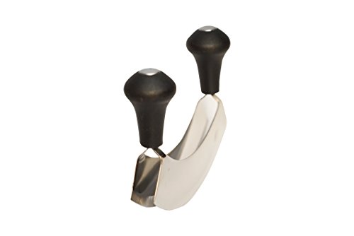 Westmark Germany Stainless Steel Double Blade Mezzaluna Mincing Knife, 7-inch (Black)