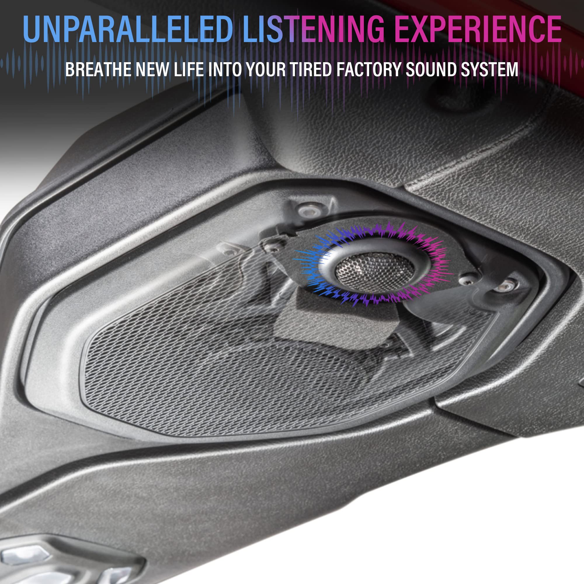 Sunluway JL- (1 Pair) Super Tweeters for 2018-2025 Jeep Wrangler JL & Gladiator JT