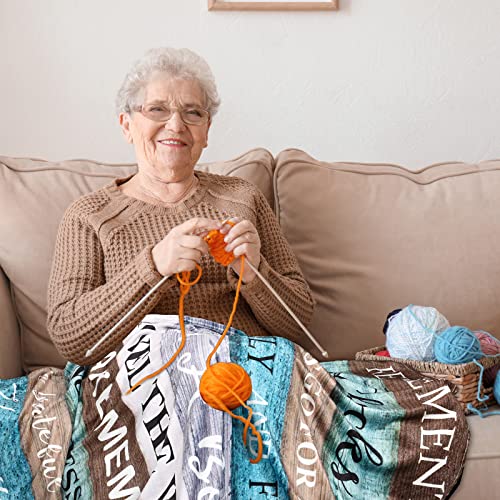 WILLBOND Retirement Gifts for Men Women Blanket Funny Retired Teacher Flannel Soft Fleece Nurse Blankets & Throws Gift Camping Throw Bed Police Coworker (Retro Style)