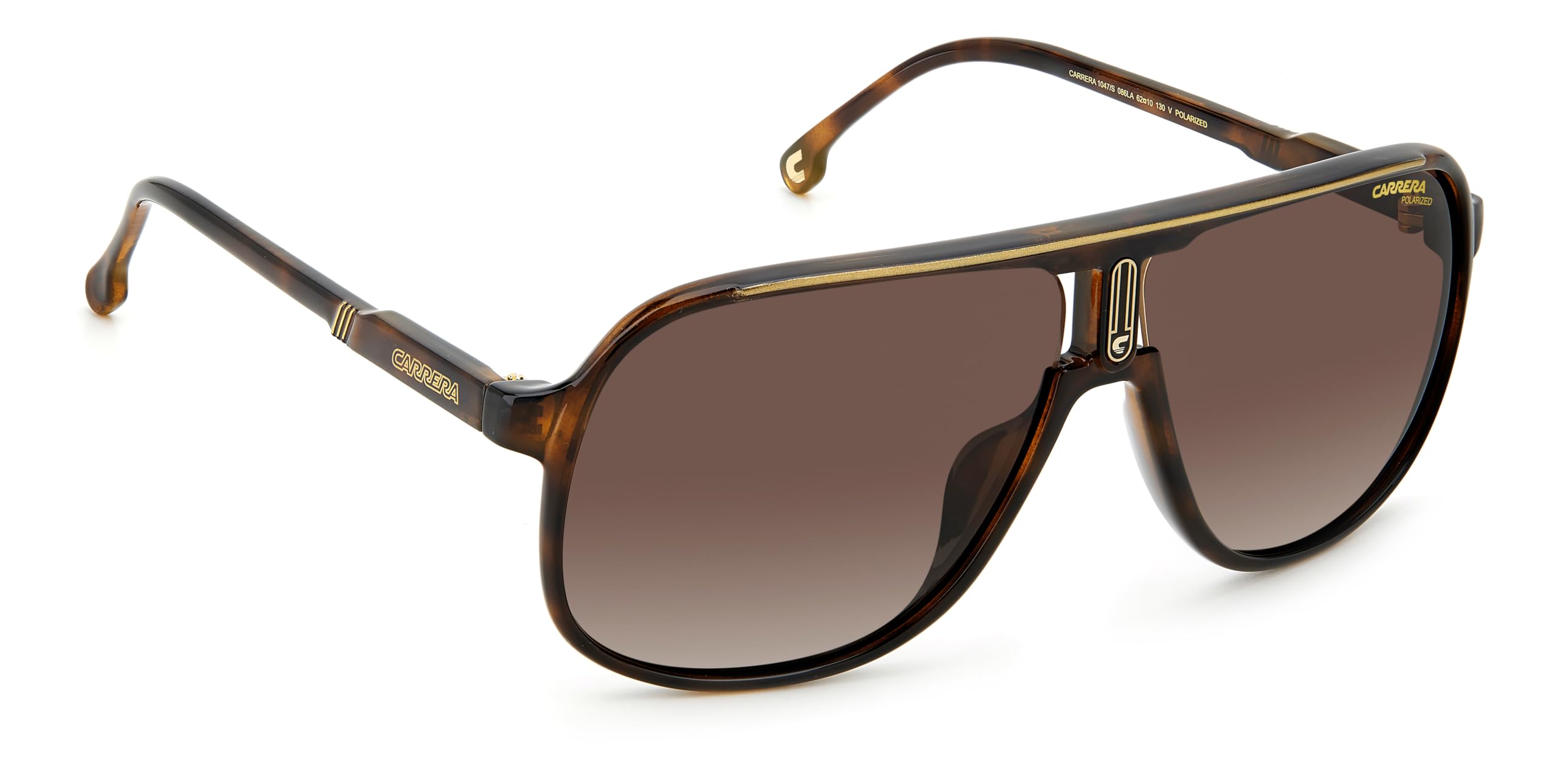 Carrera Polarized Brown Navigator Men's Sunglasses 1047/S 0086/LA 62