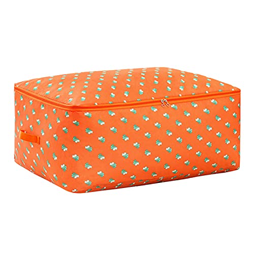 heave Clothes Storage Large Capacity Clothes Quilt Organizer Pillow Storage Bag Under Bed Storage Organizer for Bedroom Washable Clothes Bedding Storage Bag - Wine Red L