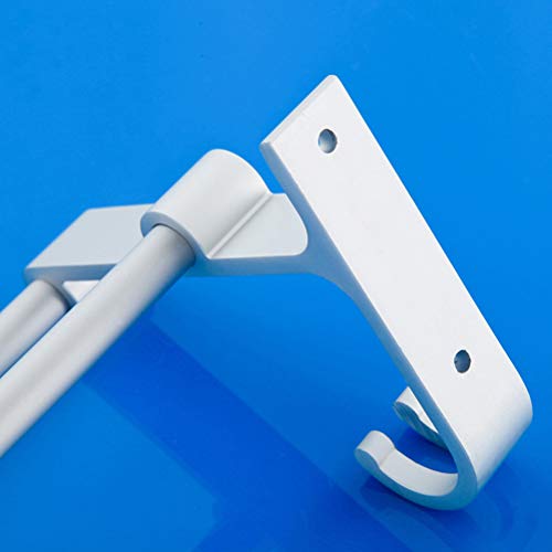 Towel Hooks Towel Bar Double Towel Hanger Holder Wall Mounted Metal Bath Towel Rack Organization for Bathroom () 48cm Towel Hook