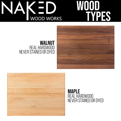 Personalized Wedding Anniversary Cutting Board, Handmade in The USA by Naked Wood Works Sizes from small to Very large! Makes for a Great Christmas Gift - Wedding Gift - Anniversary Gift