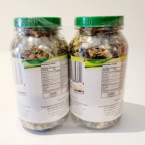 Dehydrated Dried Chopped Jumbo Green Onion 2-PACK. 100% natural.