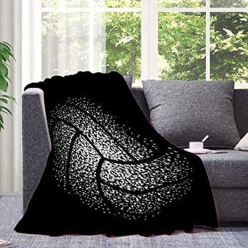 Volleyball Throw Blanket - Super Soft Flannel Fleece Blanket for Gifts,Bedding Quilt Home Decor for Couch Sofa Bed All Season 40x30 Inches for Pets