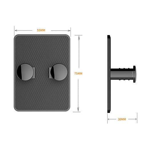 oAutoSjy 2pcs Razor Holder for Shower Waterproof Self Adhesive Shaver Holder Adjustable No Punching Razor Hook Hanger Wall Mount Storage Hook Bathroom Kitchen Organizer for Towel Bathrobe Plug, White