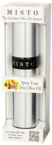 Misto Brushed Aluminum Oil Sprayer, Silver