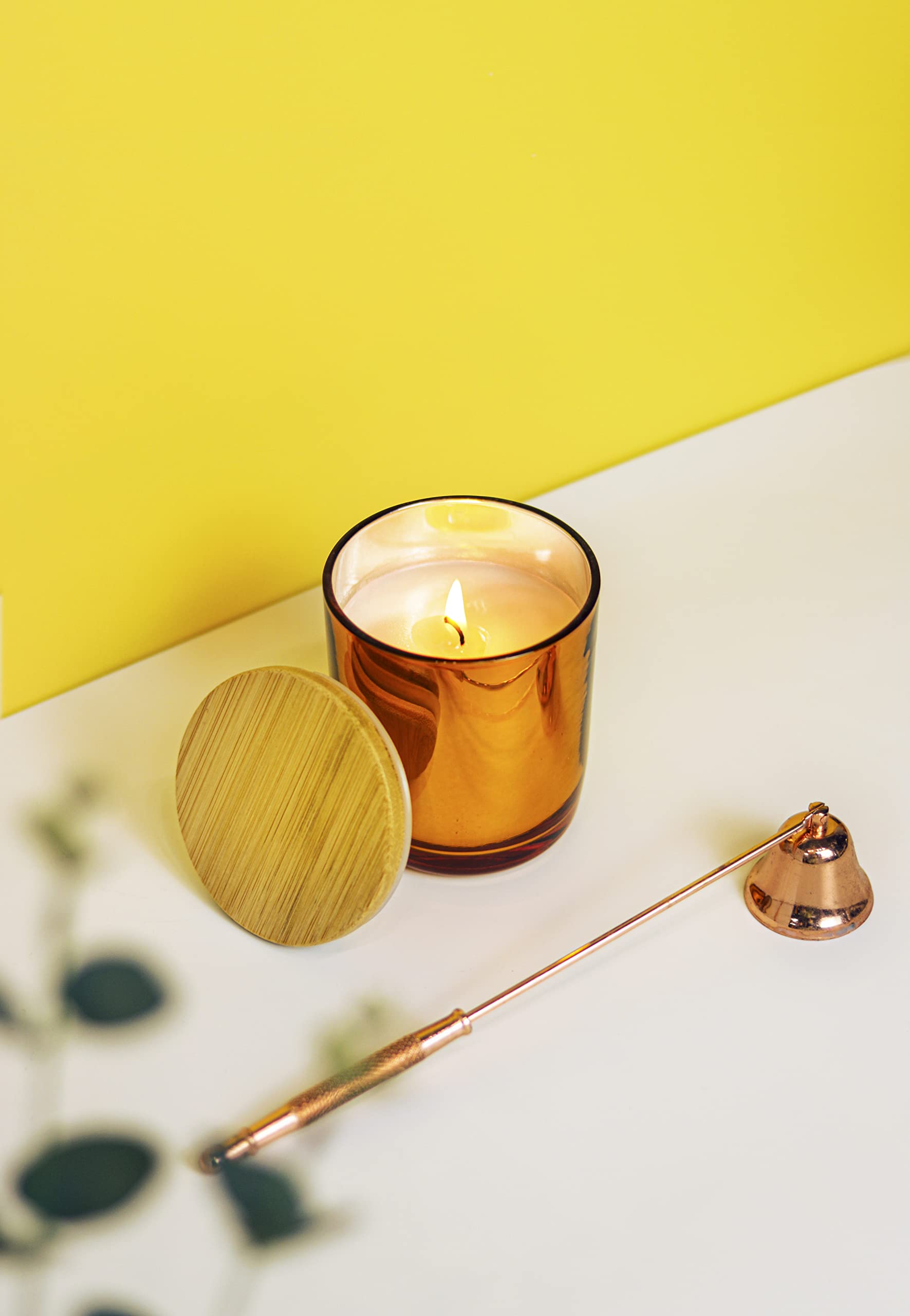 Aroparc Candle Jar, Wholesale Candle Container, 12 Pack 10oz Candle Jars with Lids Tumbler Jar for Candle Making Candle Tins Candle Making Supplies (Amber)