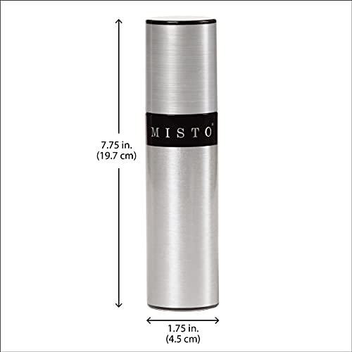 Misto Brushed Aluminum Oil Sprayer, Silver